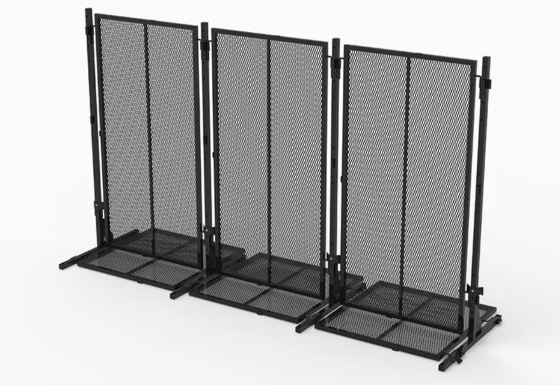 Galvanized Mobile Fencing Temporary Fence Garden Buildings Fencing ...