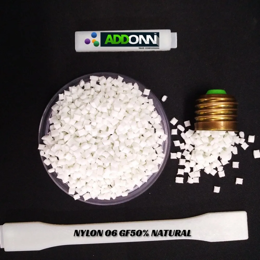 Virgin Polyamide 6 Glass Fiber Reinforced Plastics Pa6 Gf Natural Compound In Granules And ...
