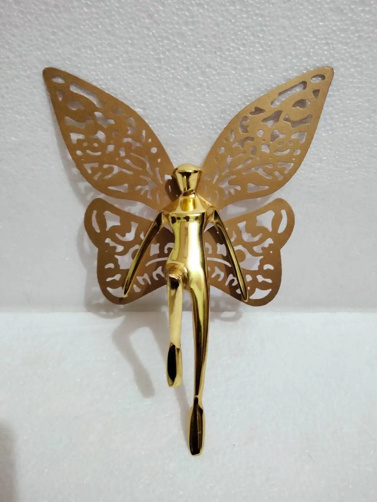 Home Decorative Gold Metal Angel Wall Angel For Wall Decoration - Buy ...