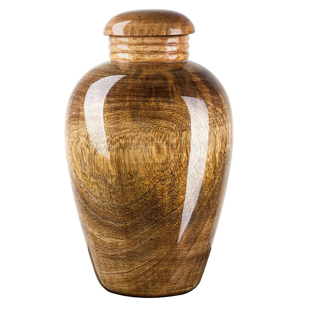 Best Selling Memorial Cremation Urns Wooden Urn Adult Human Body Ashes ...