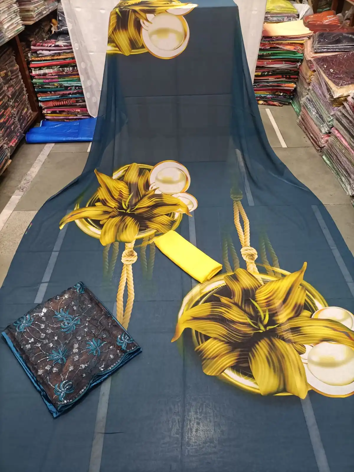 Shop Our Germany Cotton Somali Dirac Set - Swiss Voile Fabric