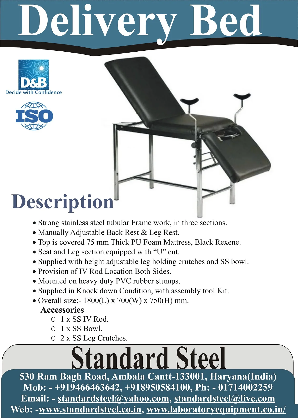 Delivery Table Gynecological Obstetric Delivery Table Hospital ...