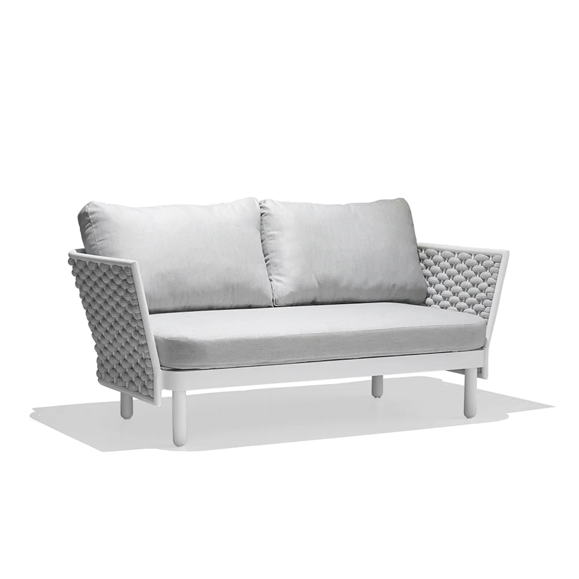 Outdoor Garden Sofa Aluminium Frame With Rope And Cushion - Eleanor ...