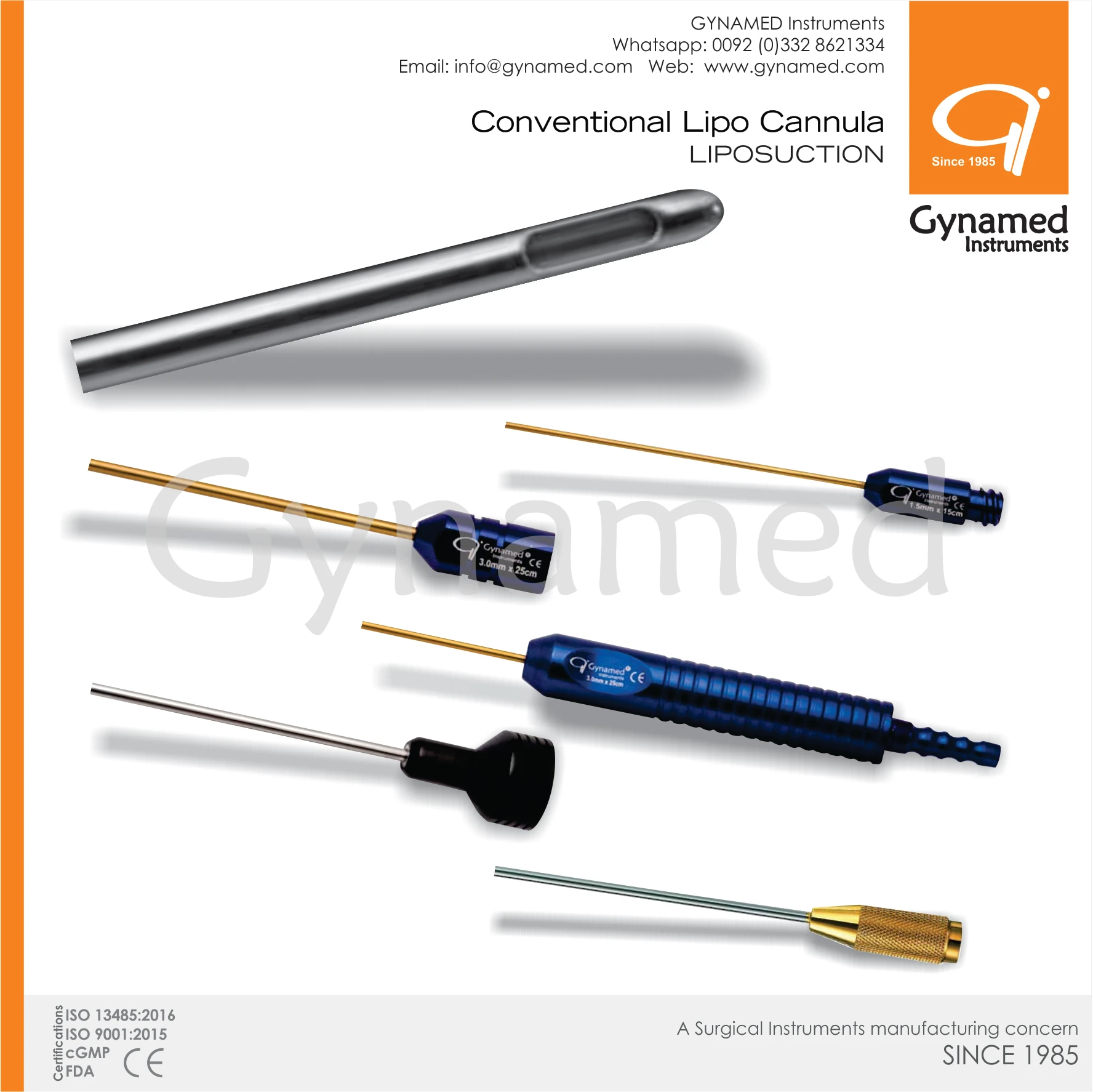 Conventional Lipo Cannula The Most Common Cell Friendly Cannula Design ...