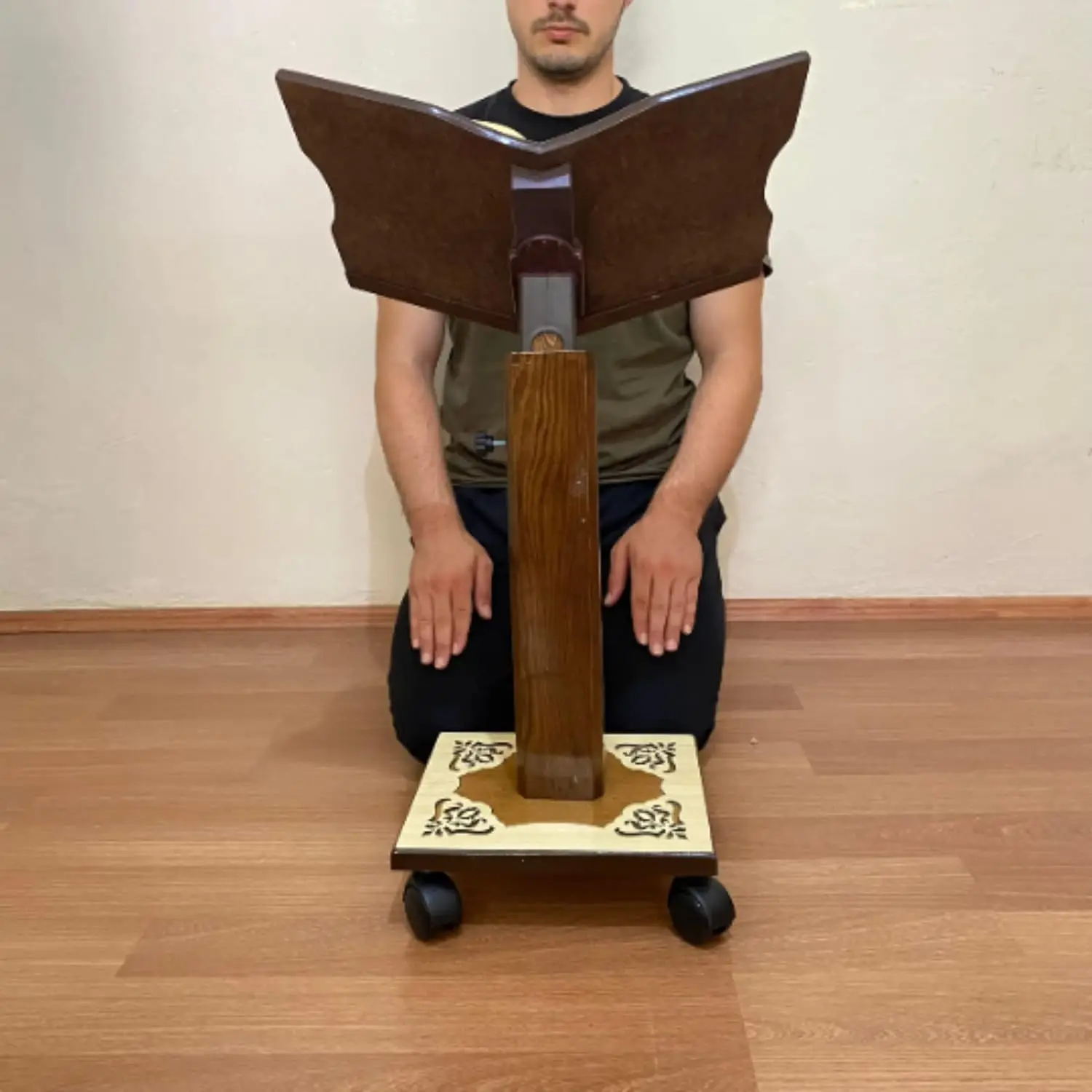 Lux Adjustable Moveable Wooden Book Stand | Quran, Koran Islamic Book ...