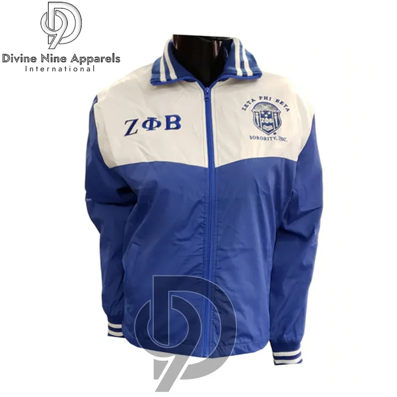 Zeta Phi Beta Line Jacket Sorority Women Custom Made Greek Finer Women ...