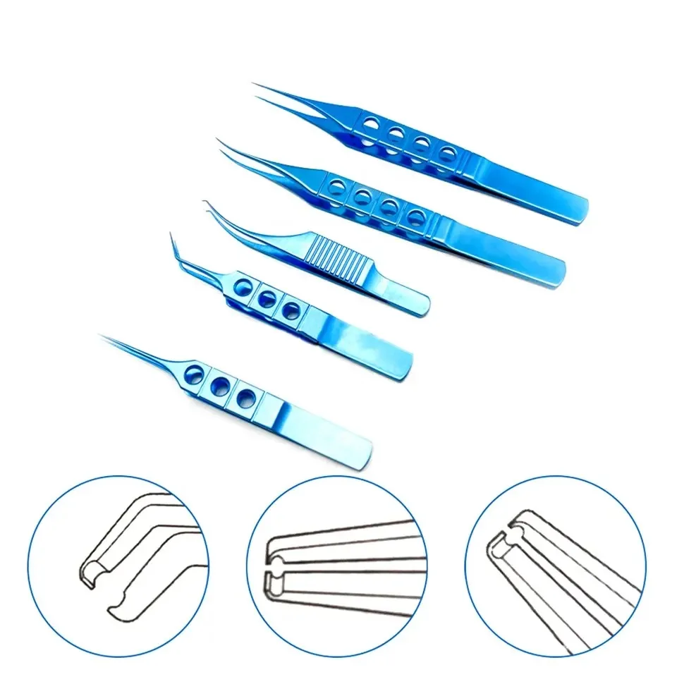 New Titanium Ophthalmic Eye Tying Forceps High Quality Ophthalmology ...