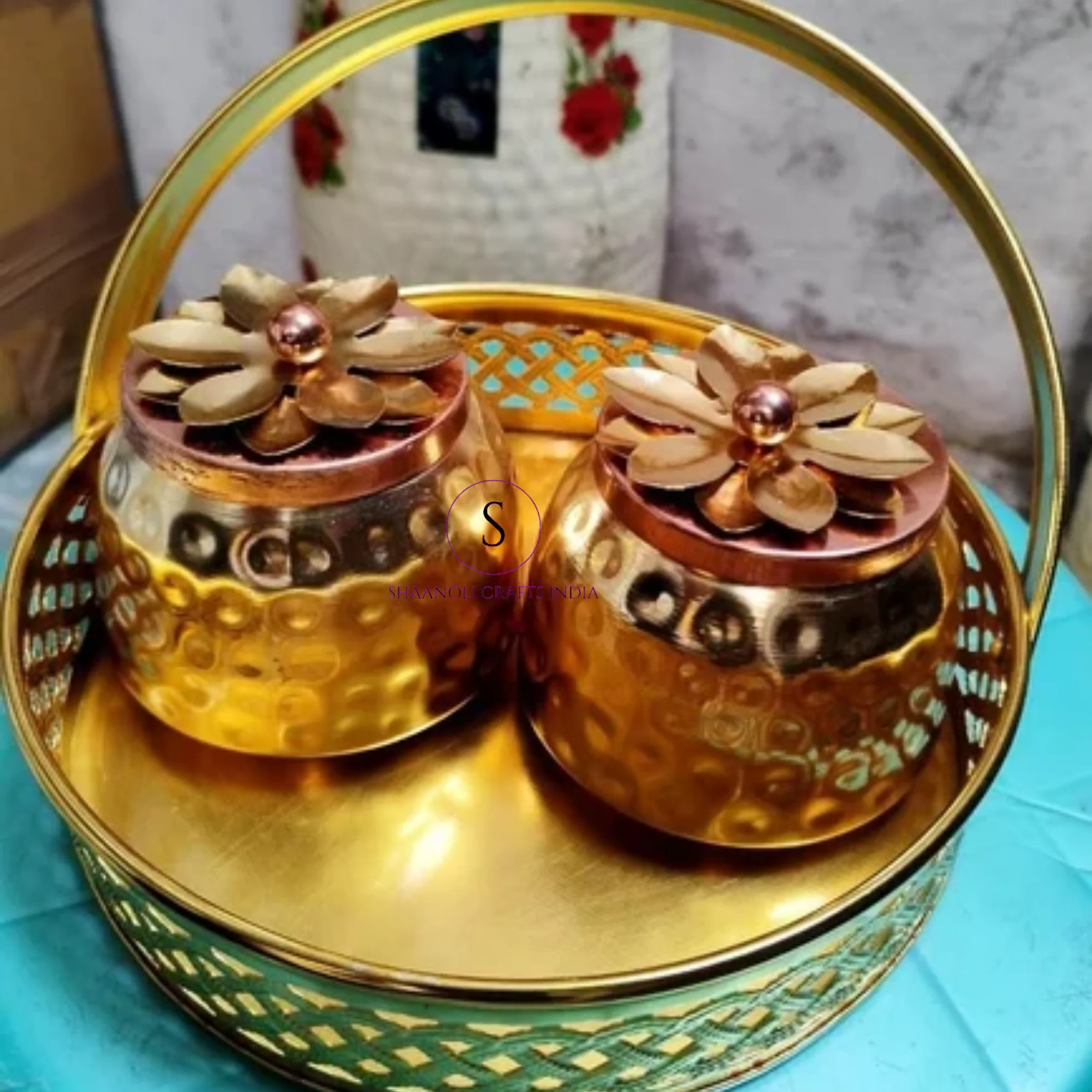 Indian Matka Boxes - Beautiful Copper Jars for Gifts