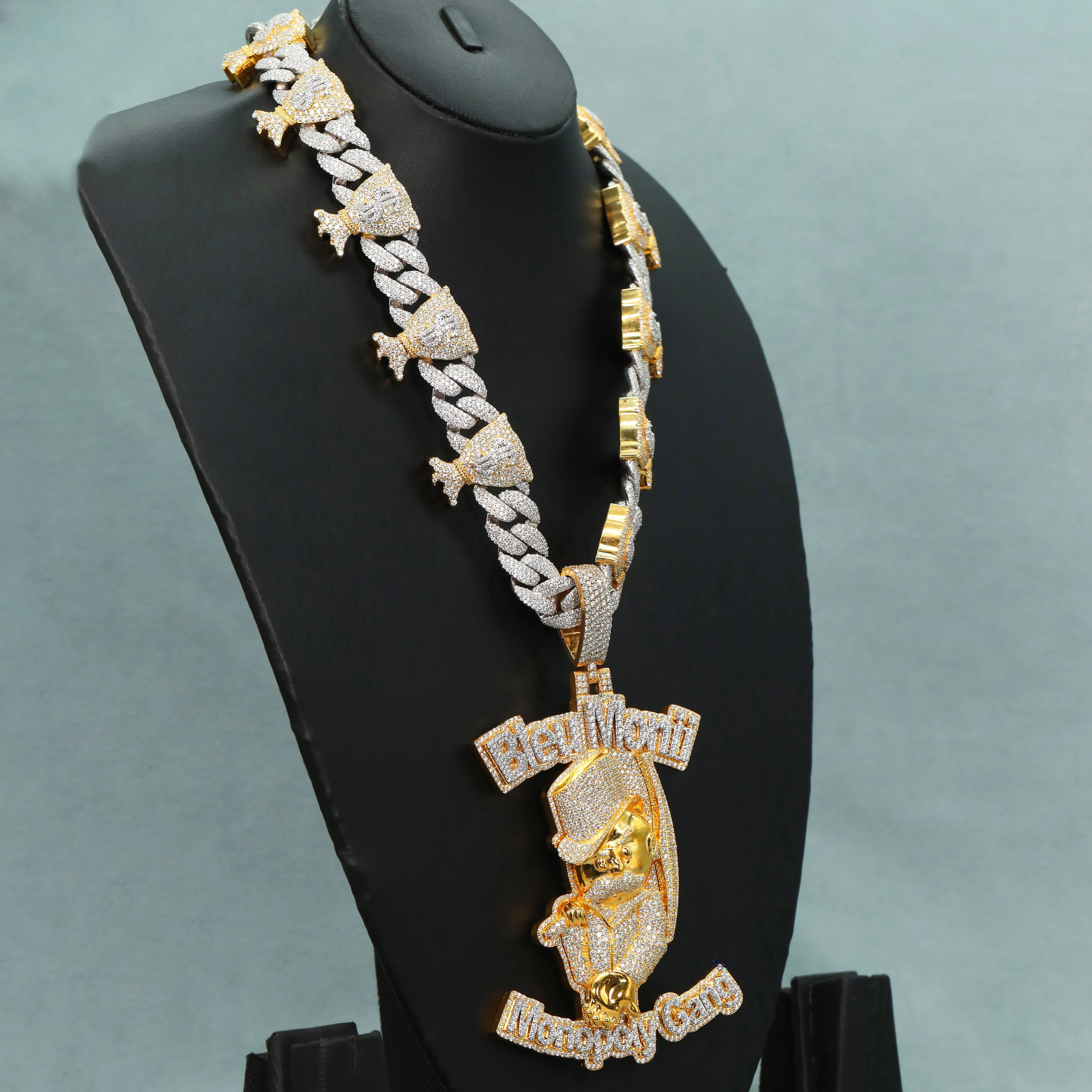 Elevated Elegance In Mens Jewelry With 14kt Yellow Gold Hip Hop Chain ...