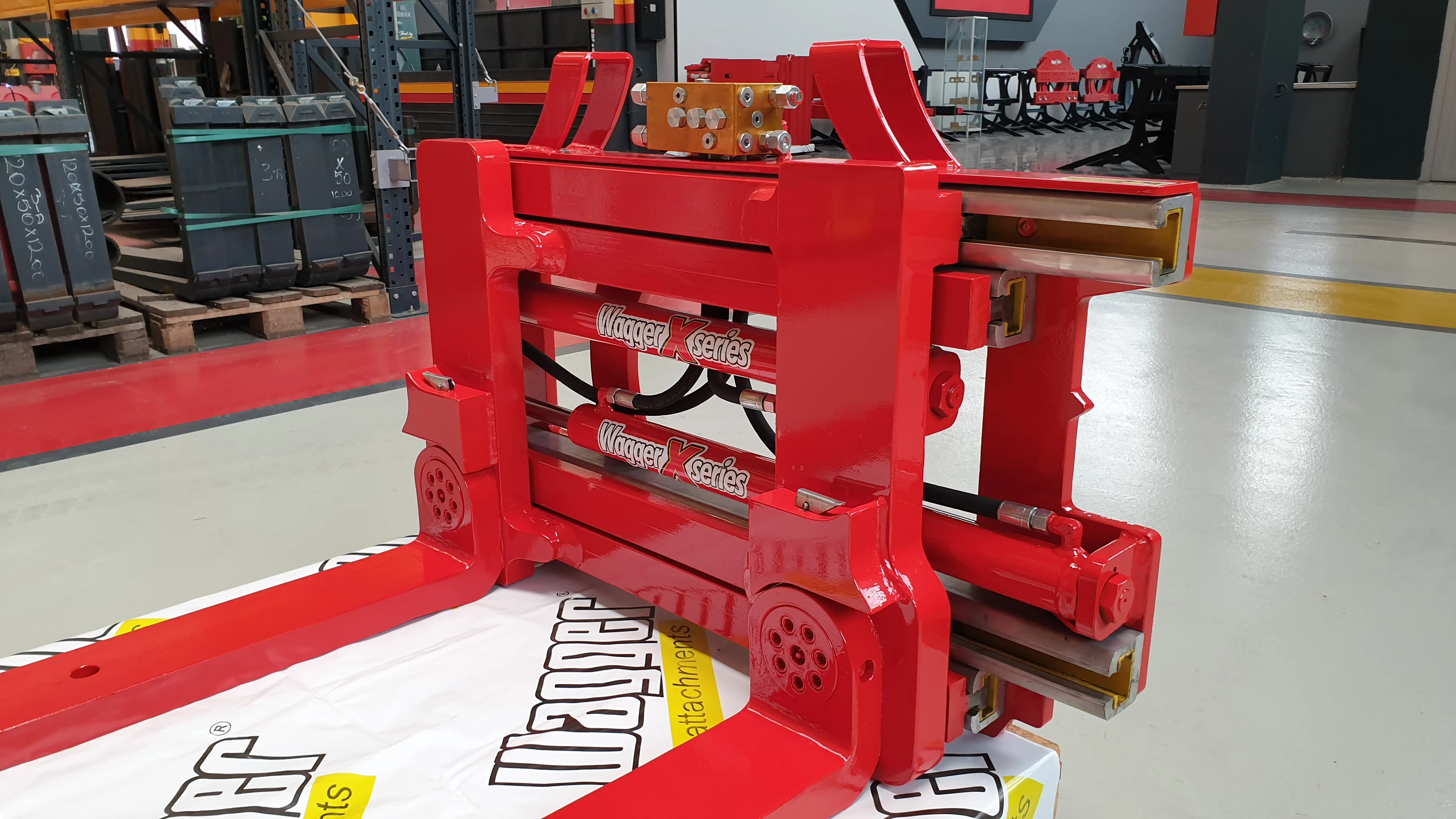 Wagger High Quality Forklift Attachments 360 Degree Rotating Rolling ...