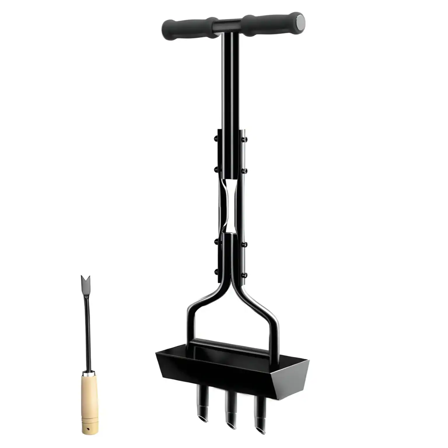 Lawn Coring Aerator Manual Grass Turf Plug Core Aerating Tool to ...