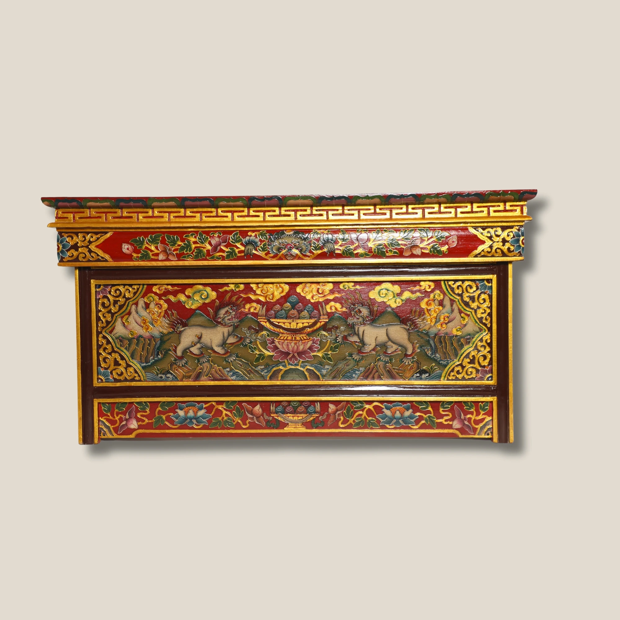 Tibetan Hand-painted Traditional Foldable Table Handmade Foldable ...