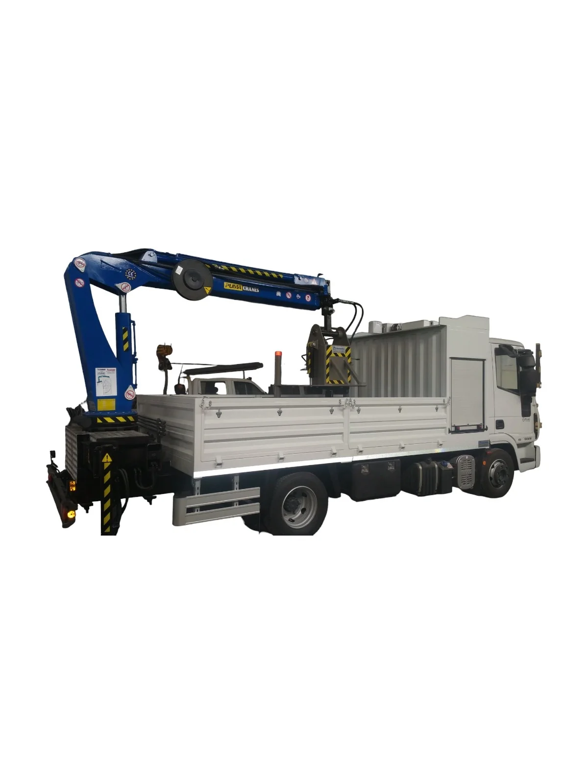 Puma Telescopic Boom Truck Mounted Loading Crane High Quality 10 Ton ...