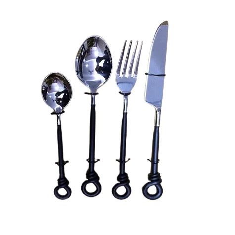 Arianna Colored Cutlery Set Mother Of Pearl Luxury Silverware Set ...