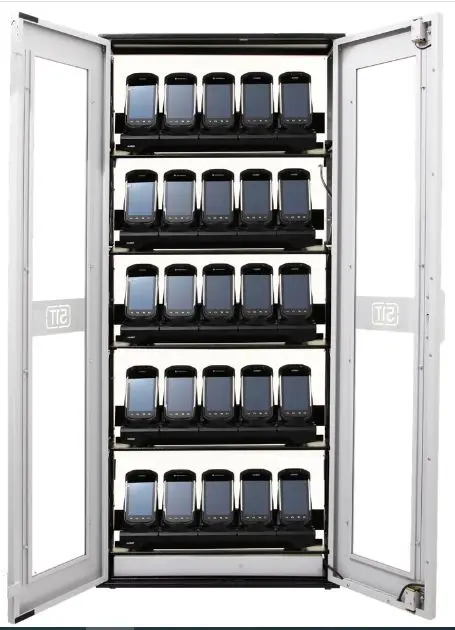 51t Ultra Slim Wall-mount Charging Cabinet For Tc21 Tc26 Tc70 Tc52 Tc15 ...