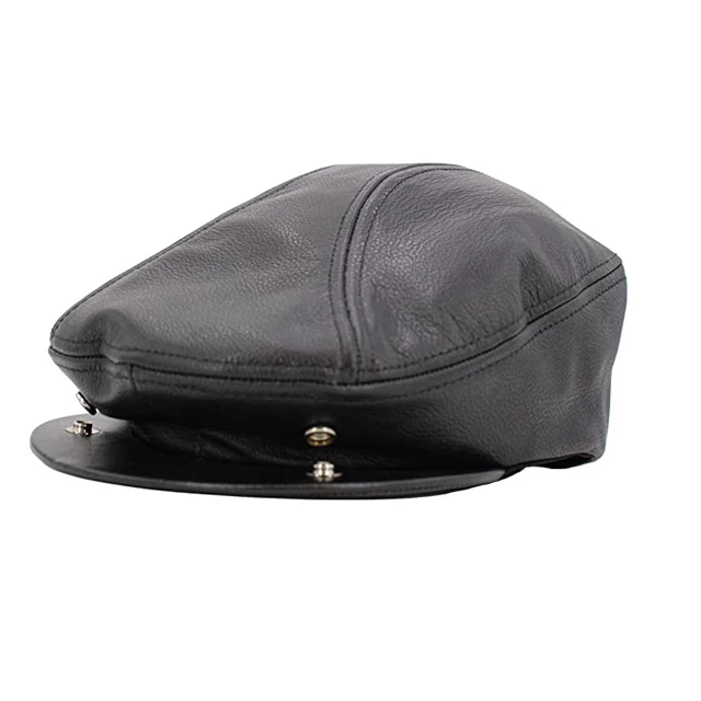 Mens Leather Cap Fashion Men Ivy Caps And Hats - Buy Unisex Adjustable ...