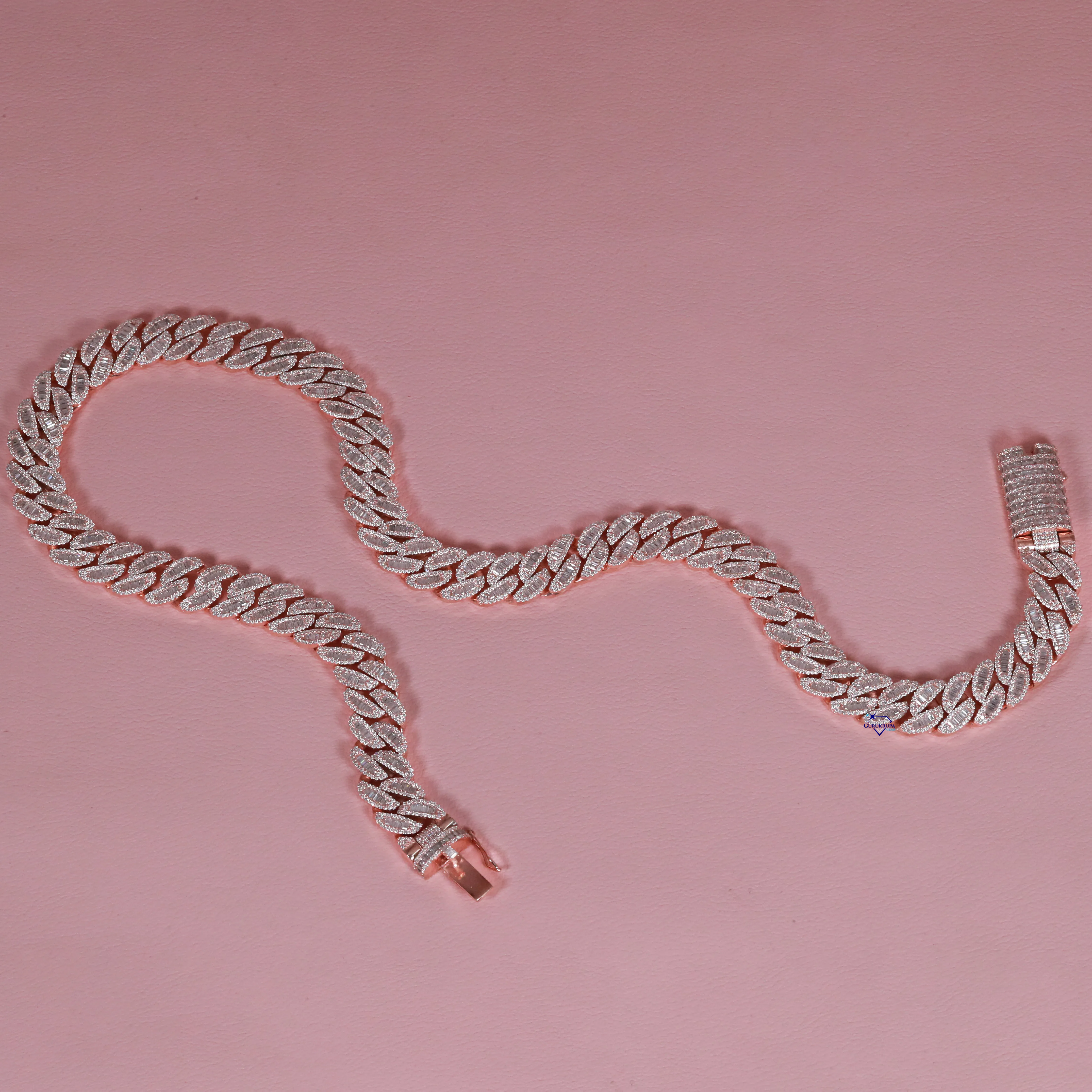 Introducing A Stylish Contemporary Chain Crafted From Rose Gold And ...