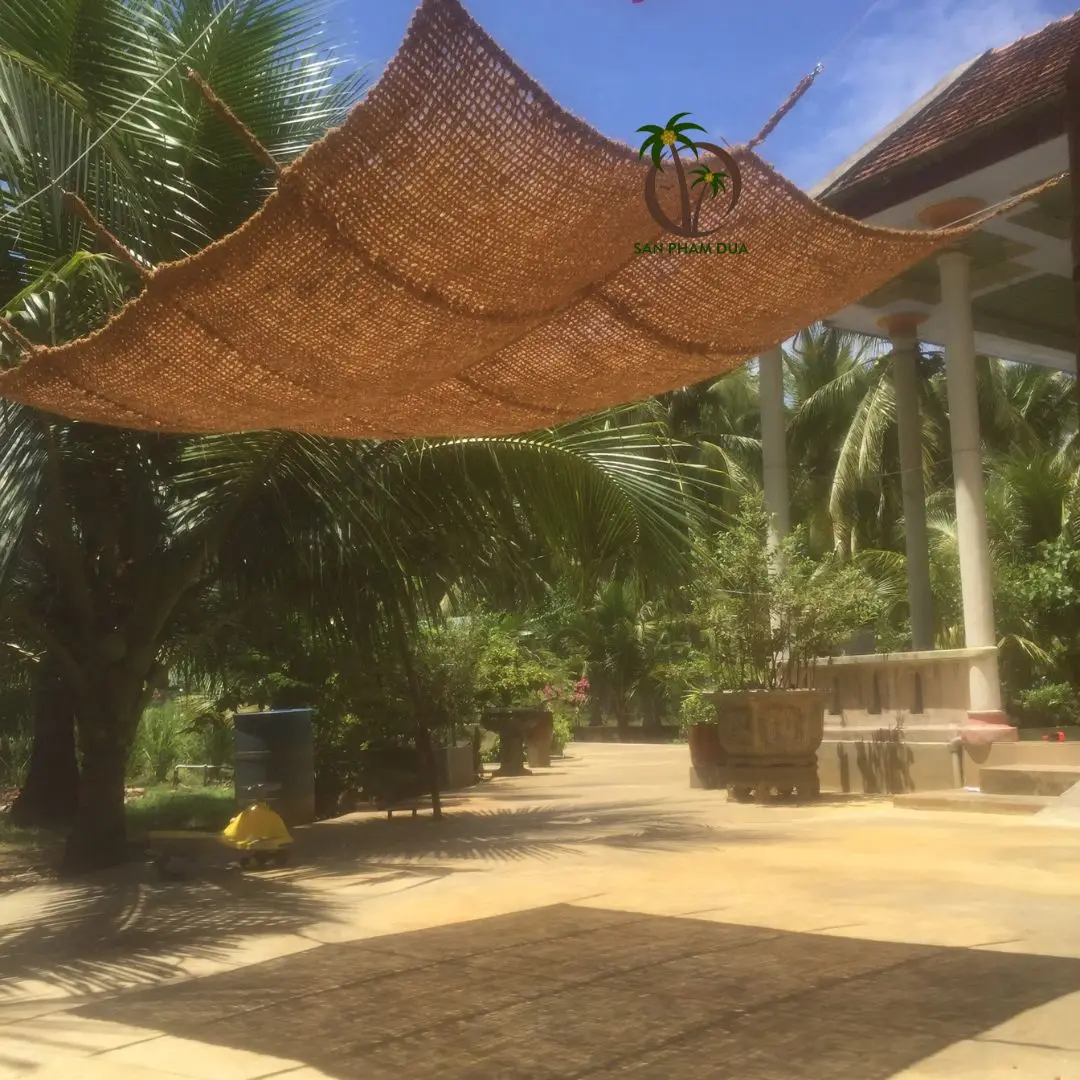 Coir Geotextile Coconut Fiber Mesh Coco Mat Roll Eco Friendly Hand ...