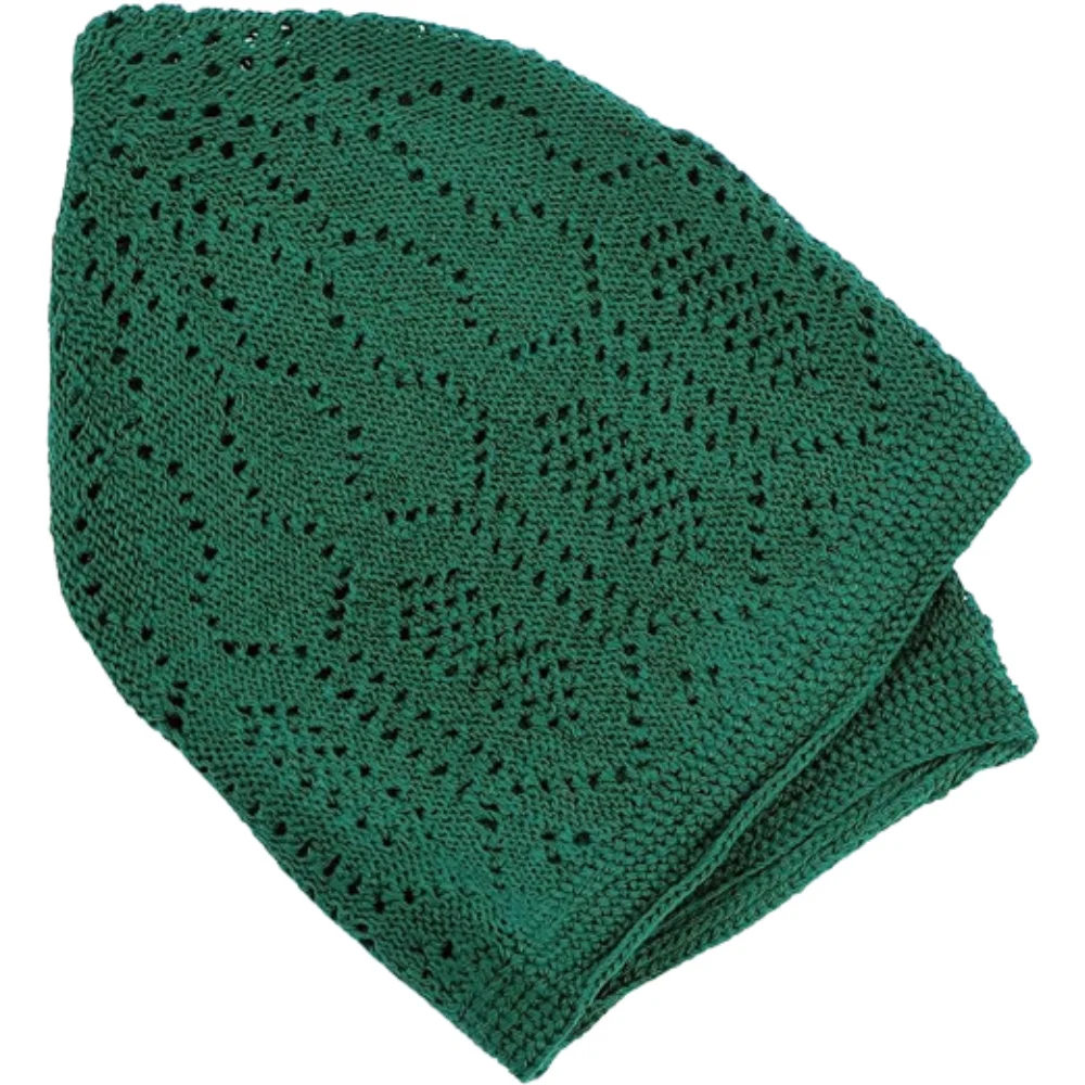 New Islamic Men Prayer Hats Koofi Muslim Topi Cap Knitting Taqiyah ...