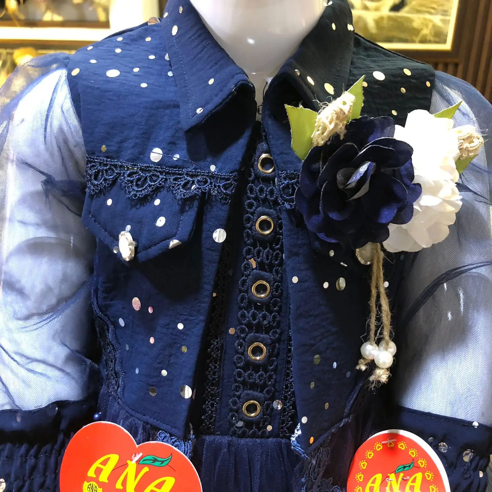 2023 Special Gown Big Frock Baby Girl Pink Flower Frocks