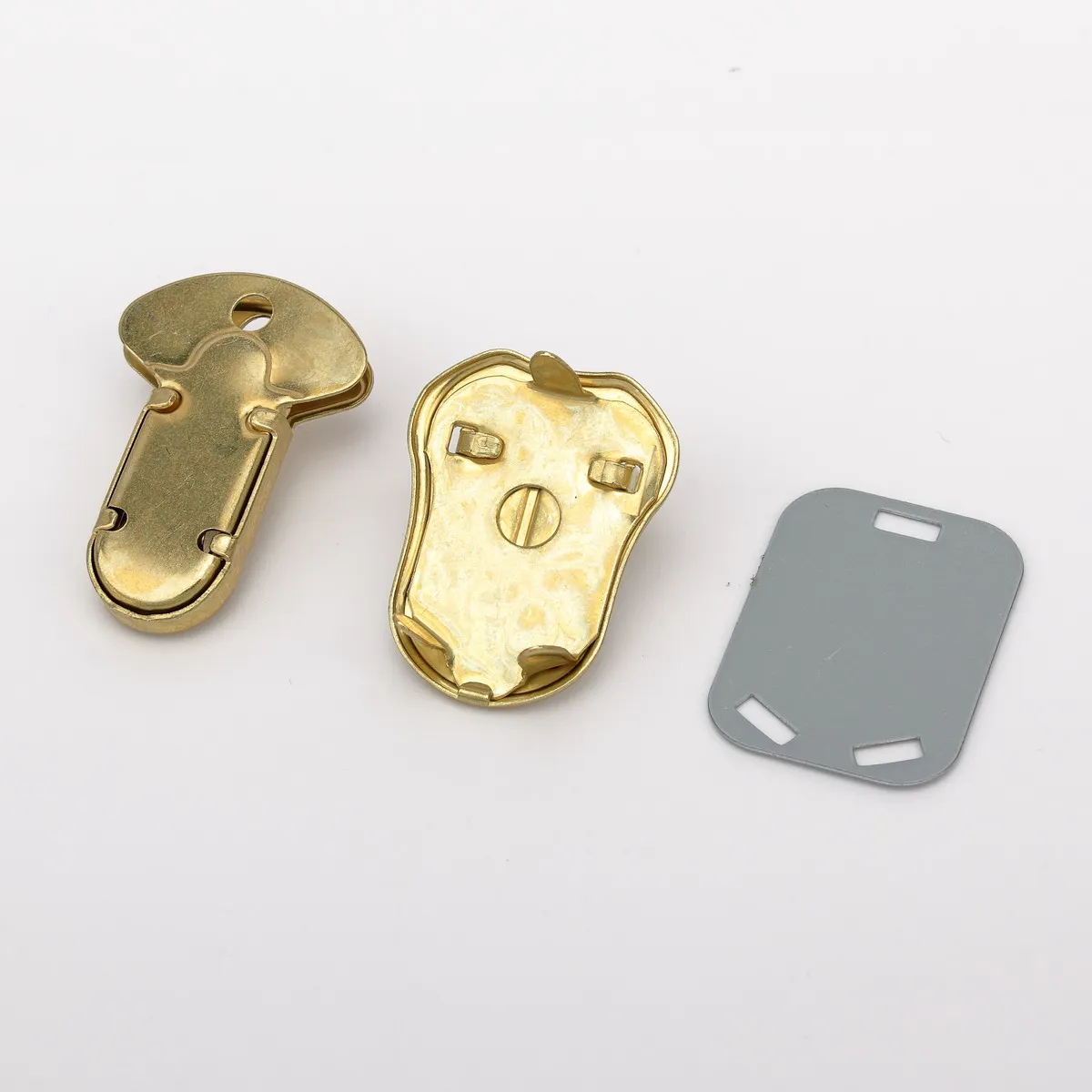 Secure Your Bag with Made in Japan Brass Thumb Tuck Lock