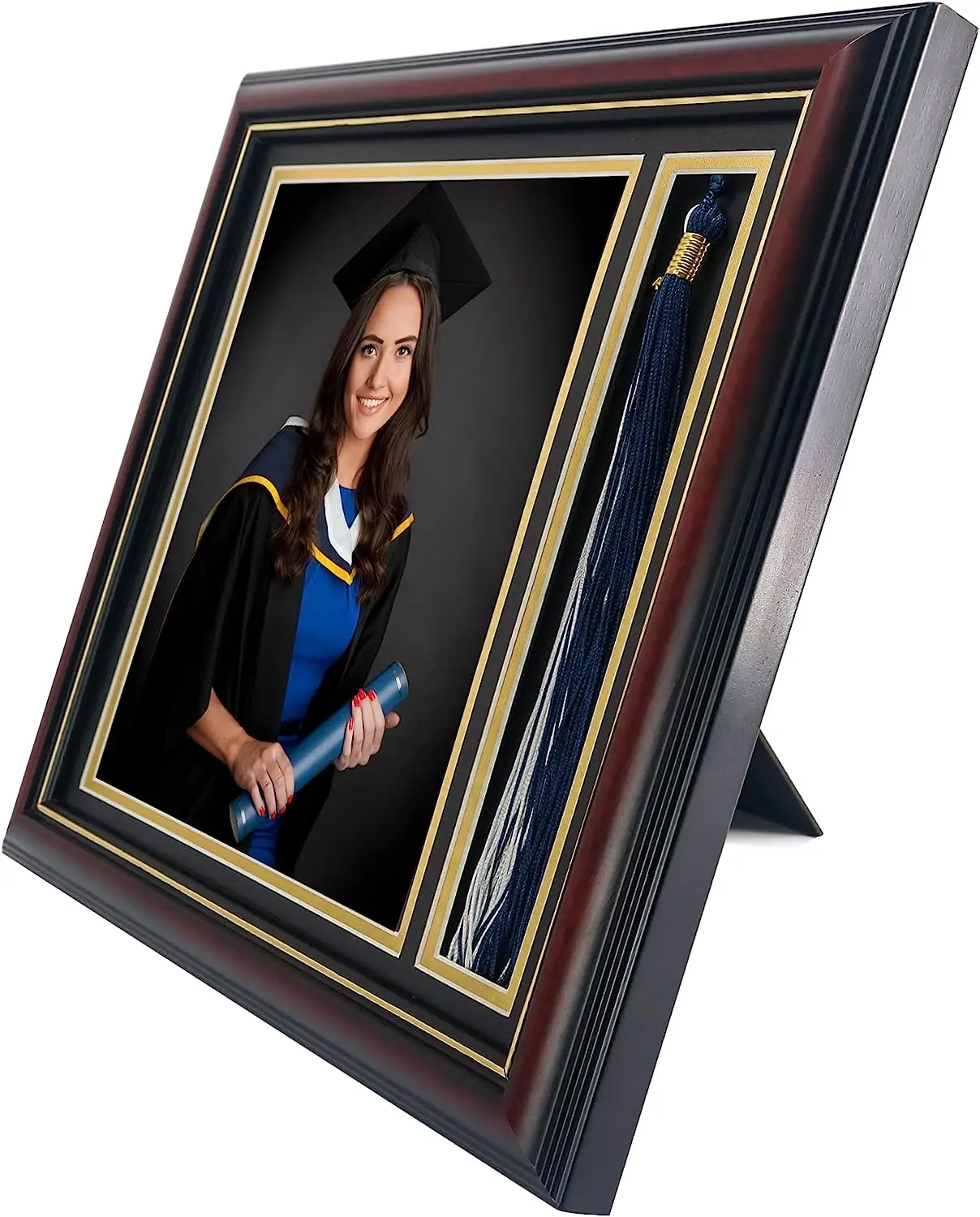 Graduation Photo Shadow Box Frame With Tassel Holder For 8x10 Pictures ...