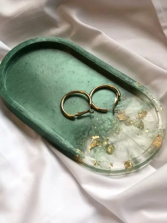 Galvanized Resin Serving Tray In Galvanized Decorative Standard Carved ...