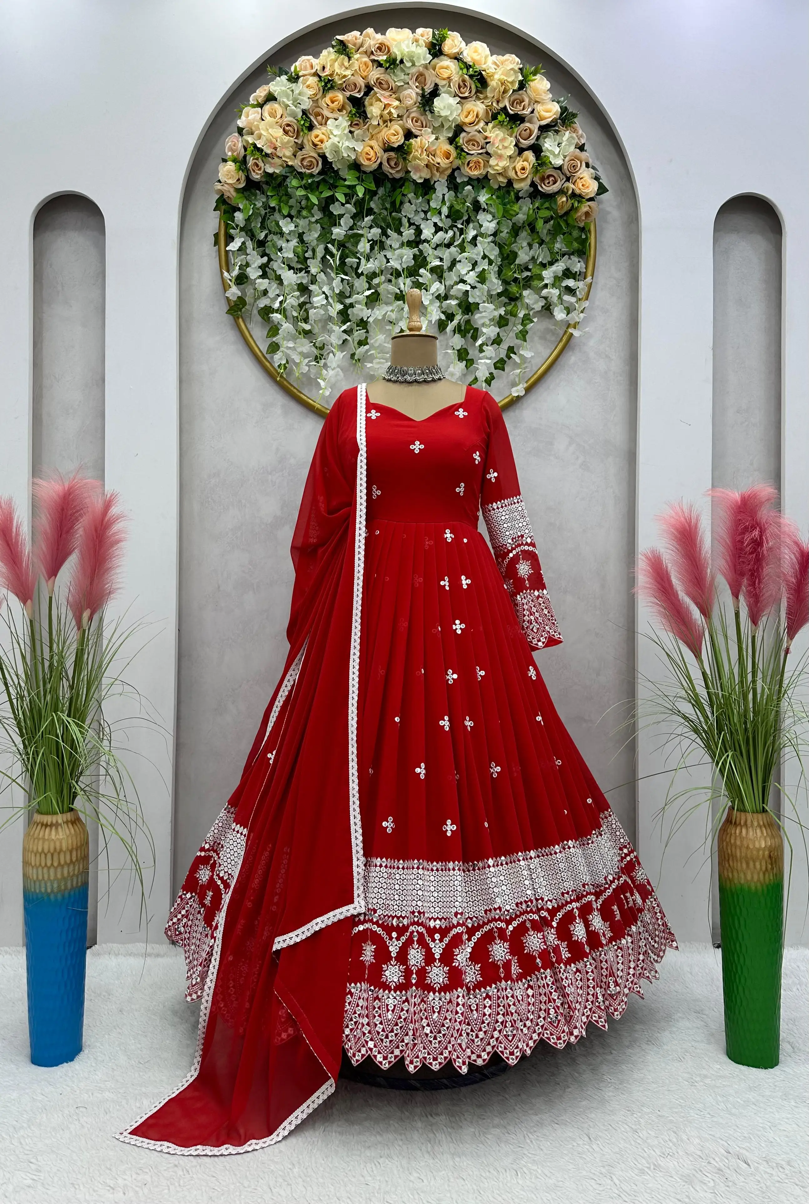 Traditional Wear Anarkali Kurtis Pakistani Women Traditional Dress ...