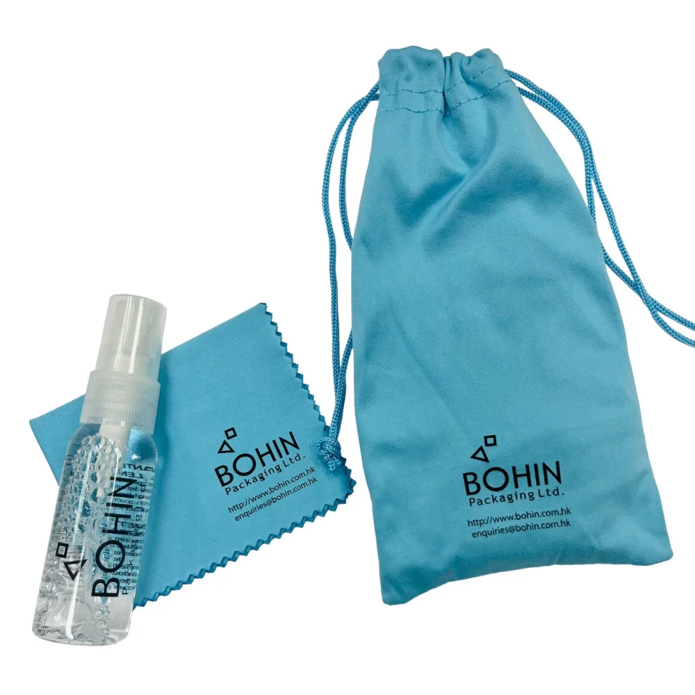 Eyeglasses Pouch with Microfiber Cloth Lens Cleaning Cloth Pouch bag ...