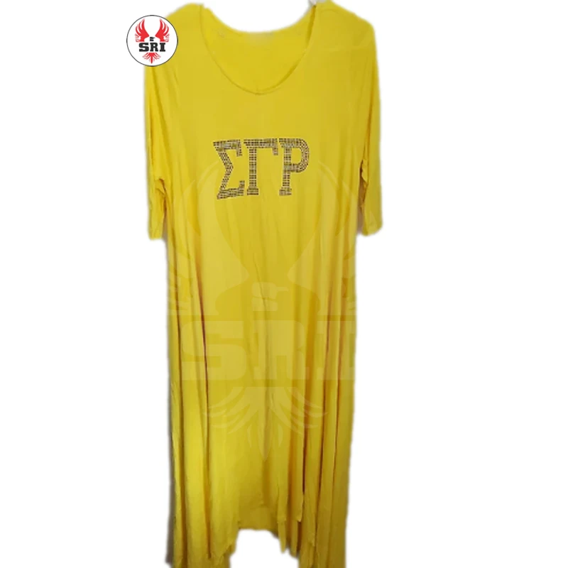 Sigma Gamma Rho Soror Embroidery Women Long Sleeved Dress | Zpb ...