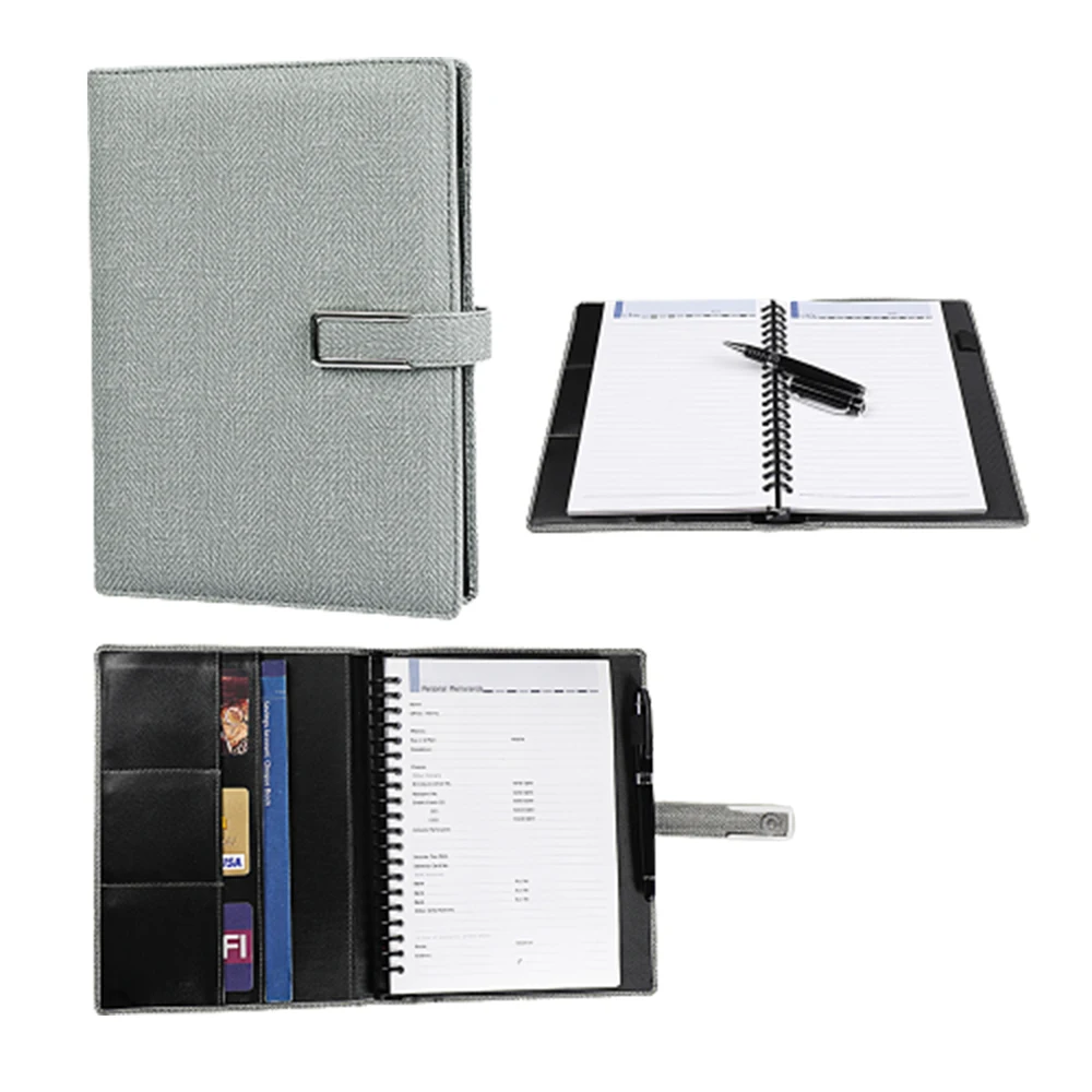 Note Luxury Design A5 Size Pu Leather Date Notebook Diary For Writing ...