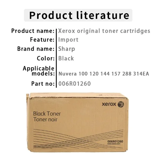 Original Nuvera for Xerox Toner Cartridge 006R01260 Black