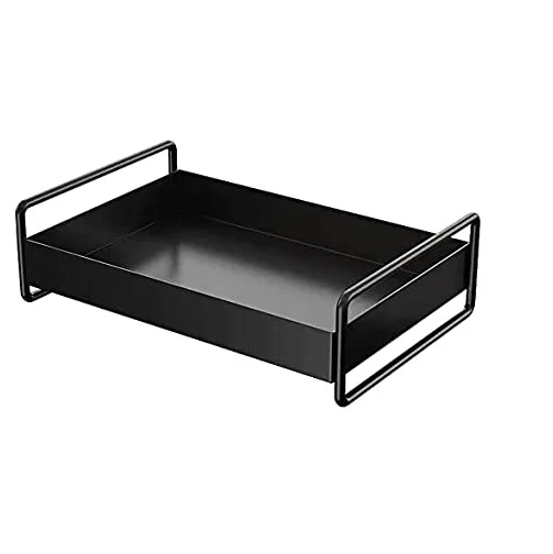 Fully Rounded Shaped Serving Tray With Handle Solid Metal Decorative ... Fully Rounded Shaped Serving Tray With Handle Solid Metal Decorative ...