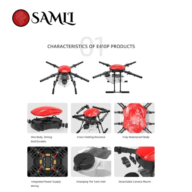Samli EFT E410P Agriculture Drone Sprayer - Efficient Pesticide Application
