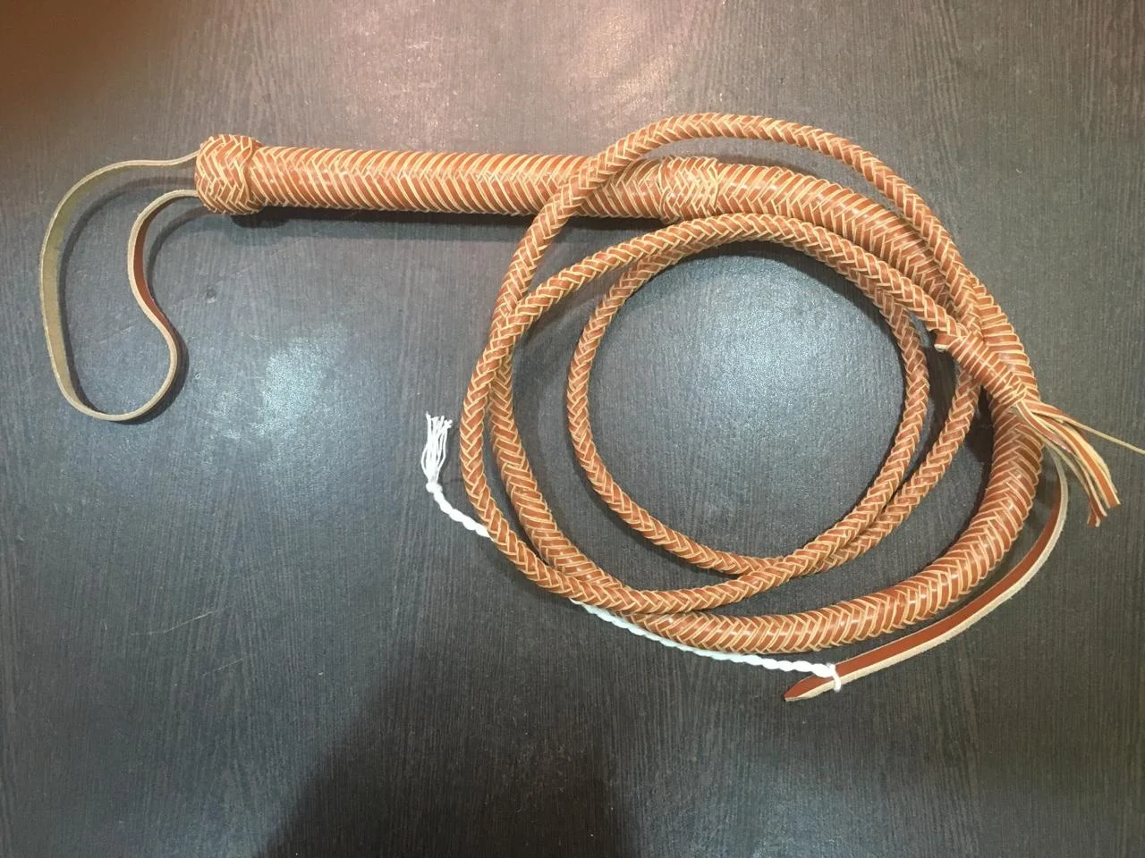 Hand Made Heavy Bull Whip Color 4 to 16 Feet 14 Plaits Custom Bull Whip ...