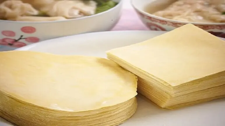 Dry Wonton Wrappers Round Wonton Wrappers 10cm wonton Skin With High ...