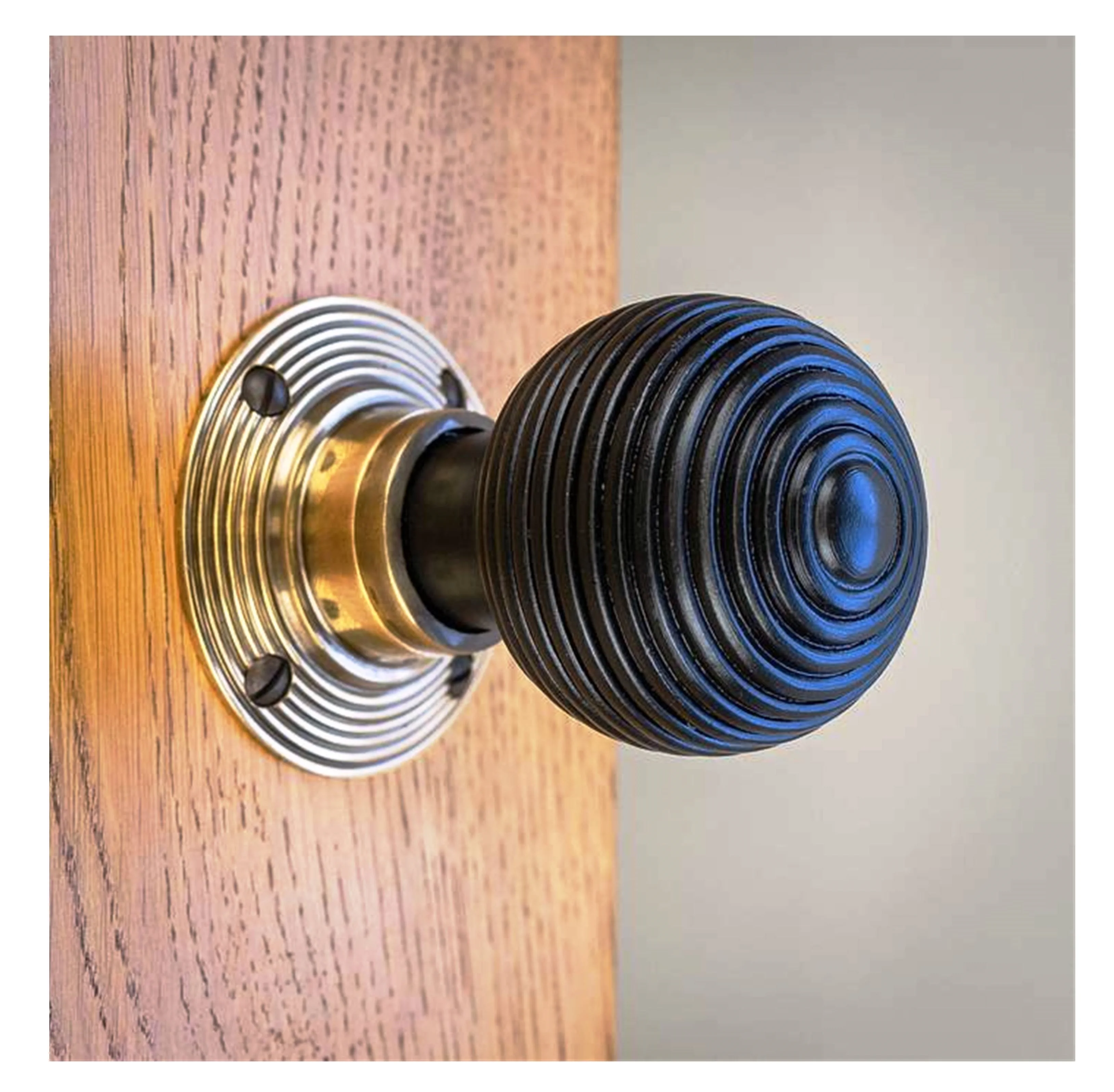 Wooden Door Knobs Traditional Door Knob Designs Luxury Wood Resin Metal Door Cabinet Knob Handle ...