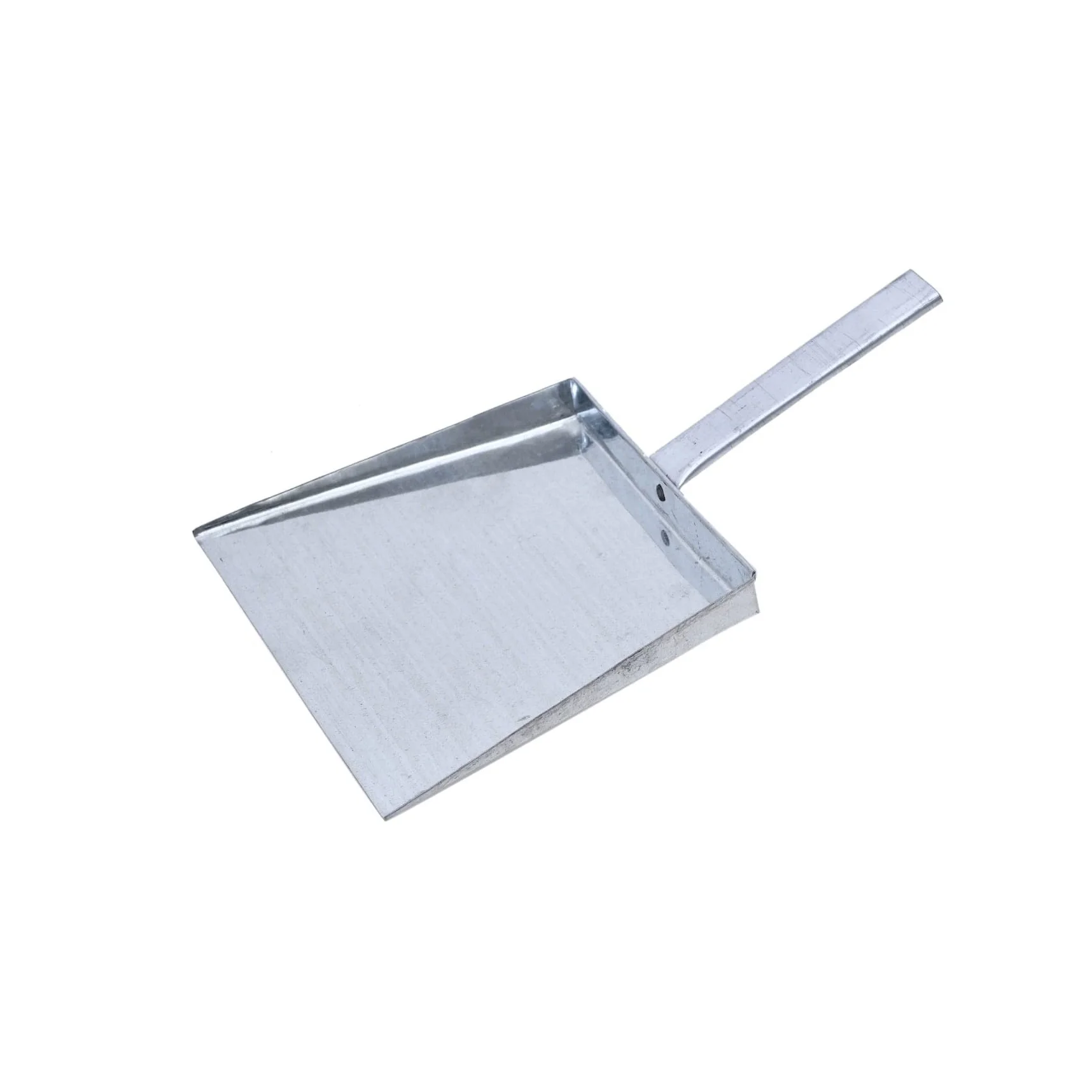 Heavy Duty Black Metal Dust Pan - Handheld With Handle, Industrial Edge ...