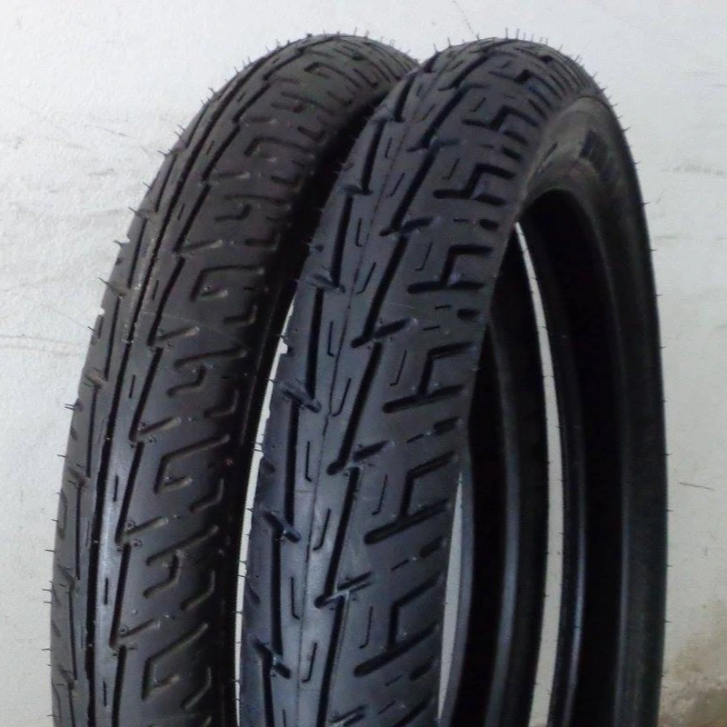 New 90/90-18 Motorcycle Tire & Butyl Inner Tube - A+ Grade