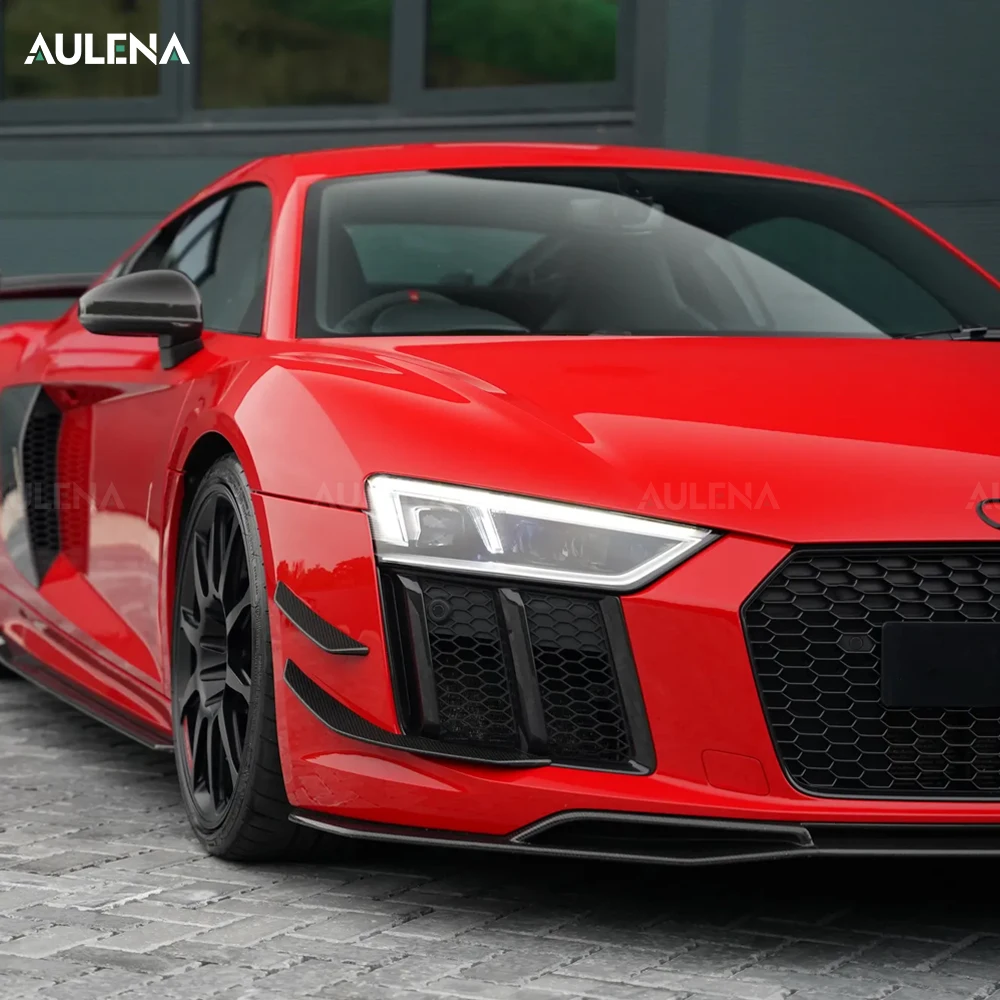 Performance Style Dry Carbon Side Skirts Front Bumper Canards Splitter ...