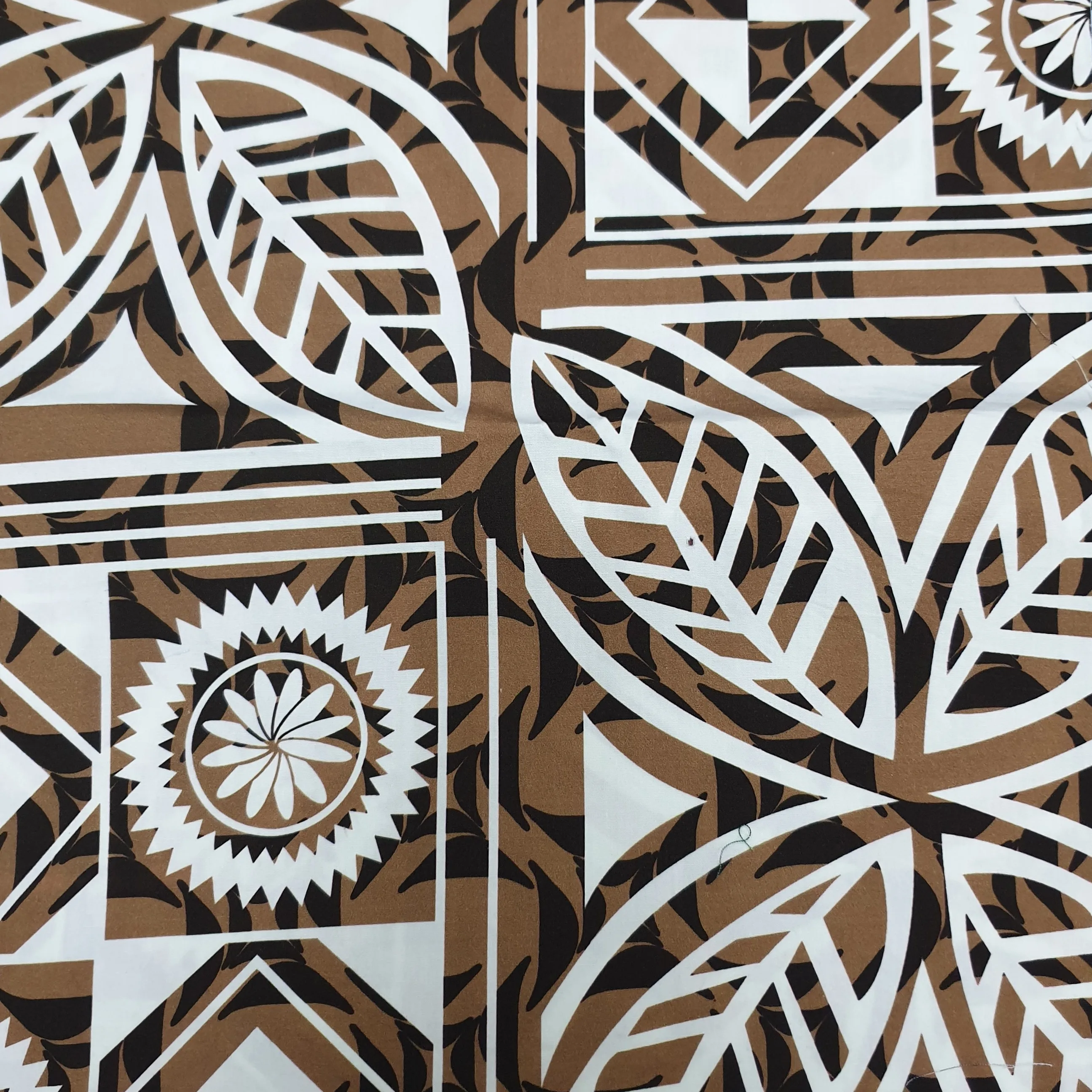 Samoan Polynesian Printed Fabric - Sustainable & Versatile