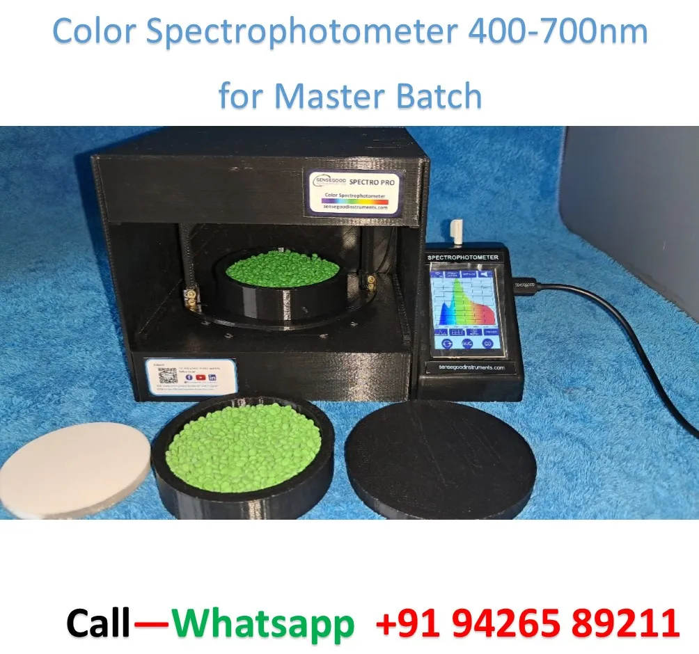 Portable Color Spectrophotometer 400-700nm for Plastic Master Batch ...