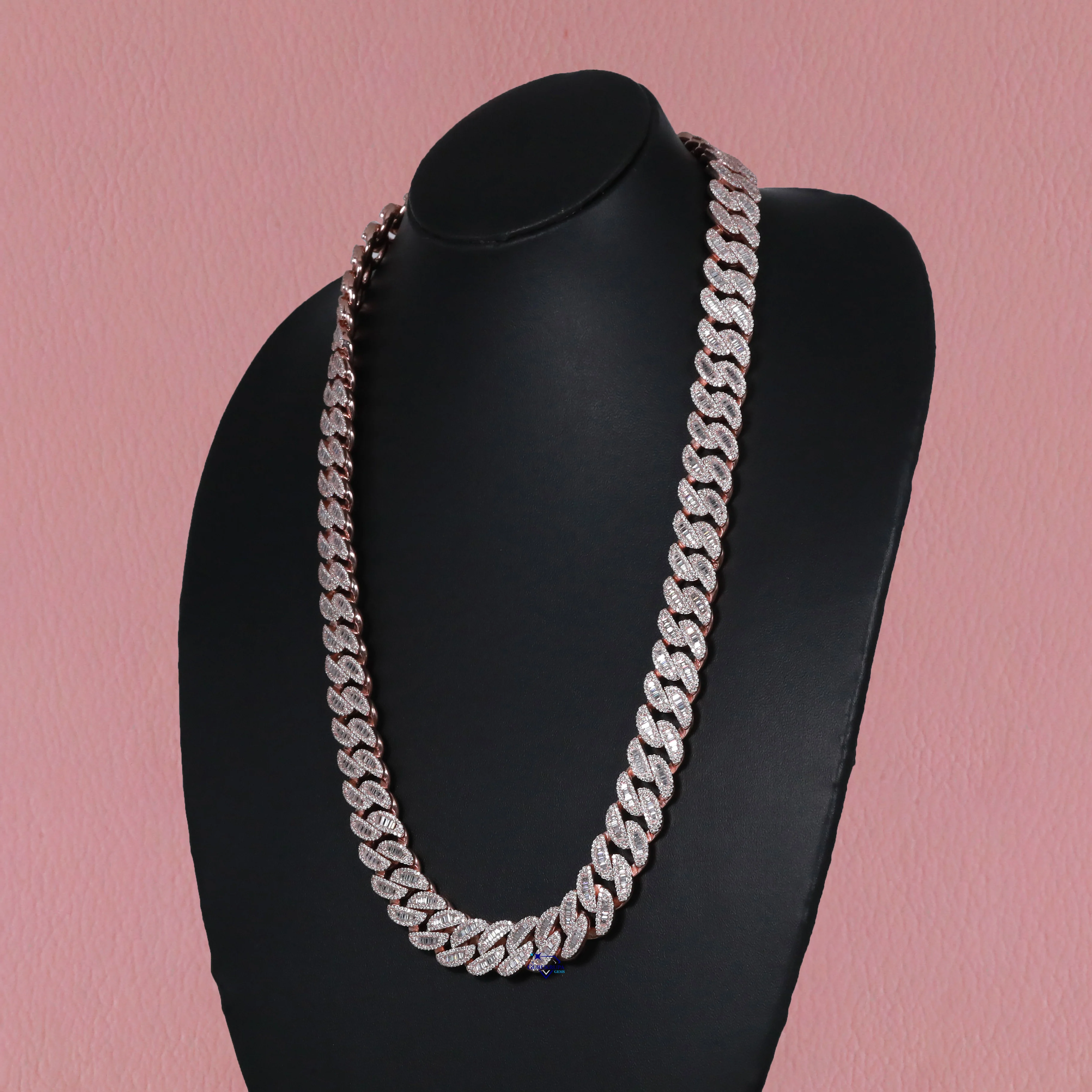 Introducing A Stylish Contemporary Chain Crafted From Rose Gold And ...