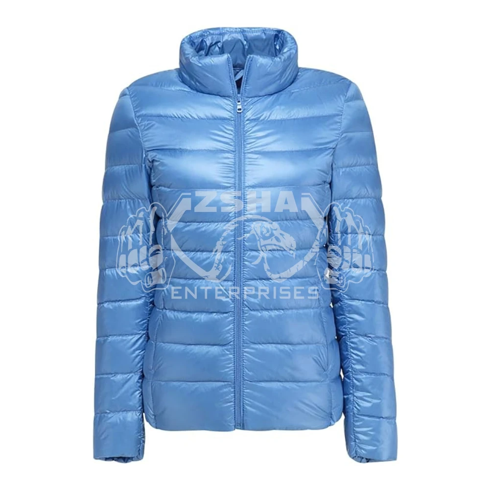 Puffer Jacket For Women Oem Custom Lightweight Pocket Padded Coats ...