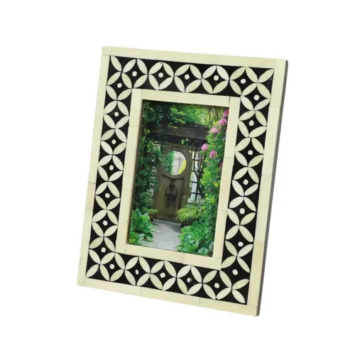 Bone & Resin Inlay Photo Frame Top Design Wall Decor Mother Of Pearl ...