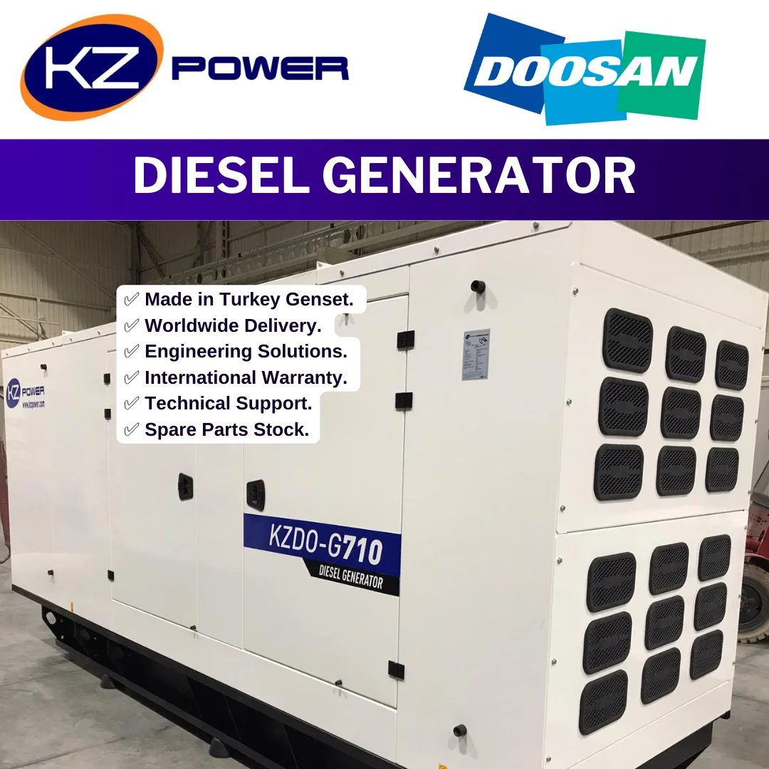 Kzdo Series Doosan Genset 130 Kva - 1000 Kva Diesel Generators - Buy ...
