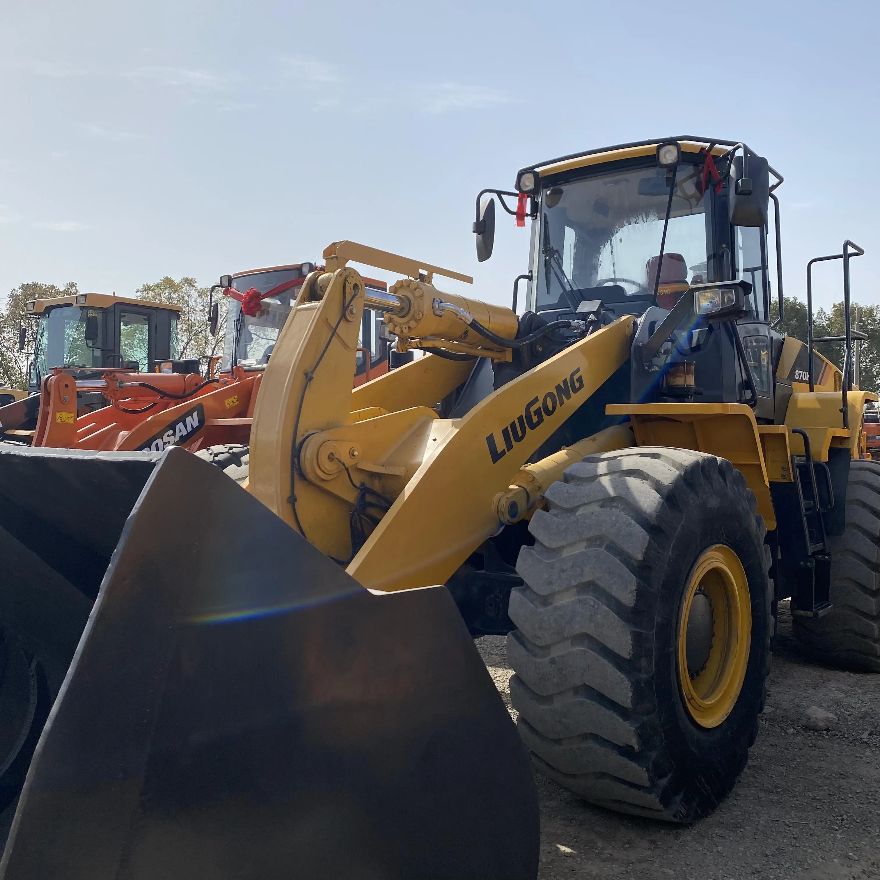 Hot The Used Liugong 870h Wheel Loader Originally From The China Is In ...