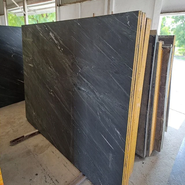 Marine Black Granite Countertops And Slabs Natural Stone Polished ...