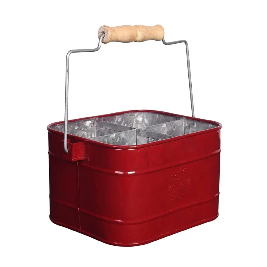 White Powder Coated Galvanized Utensil Holder Superior Quality Handmade ...