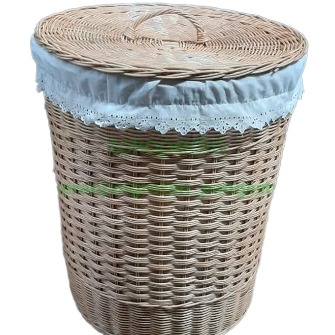 Handmade Wicker Rattan Basket For Laundry And Home Decoration,Wholesale ...